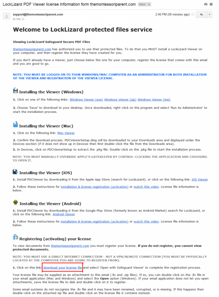 Accessing Digital Manuals | MontessoriParent